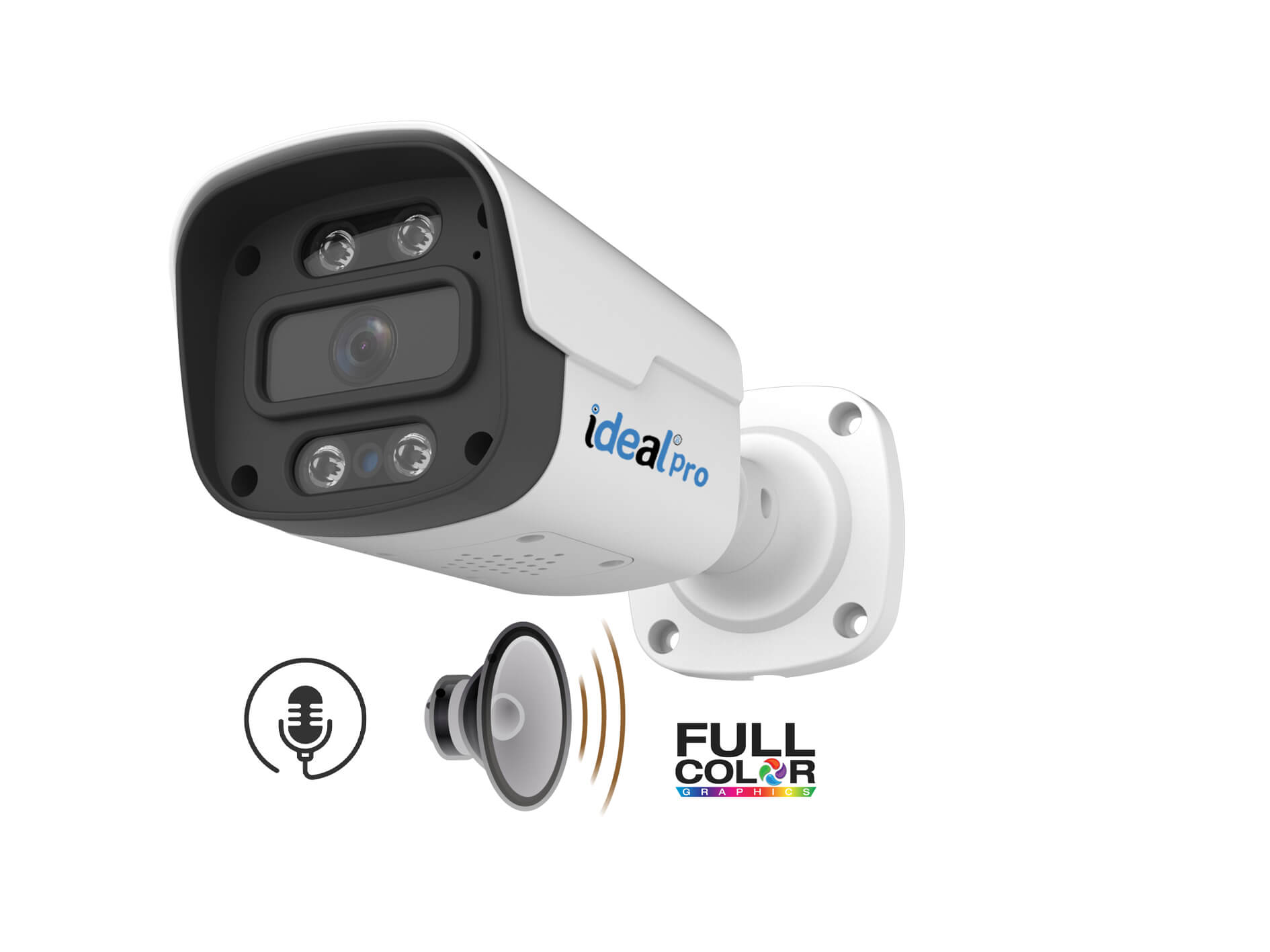 8MP Bullet IP Professional Camera Q20 PRO TWO WAY audio full color ...